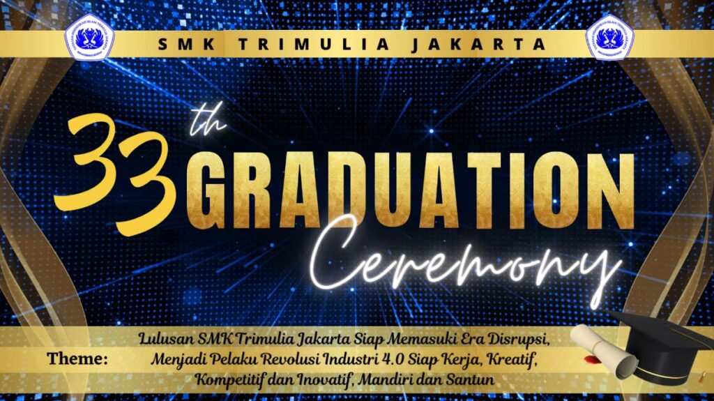Pelepasan Siswa SMK TRIMULIA Jakarta Angkatan XXXIII Tahun 2023