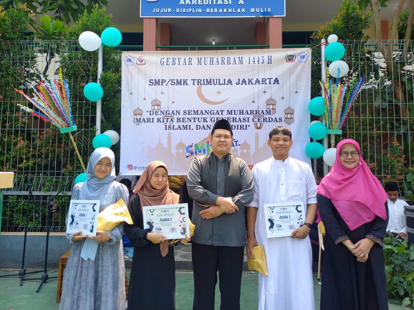 SMK Trimulia Jakarta menyambut Tahun Baru 1445 H